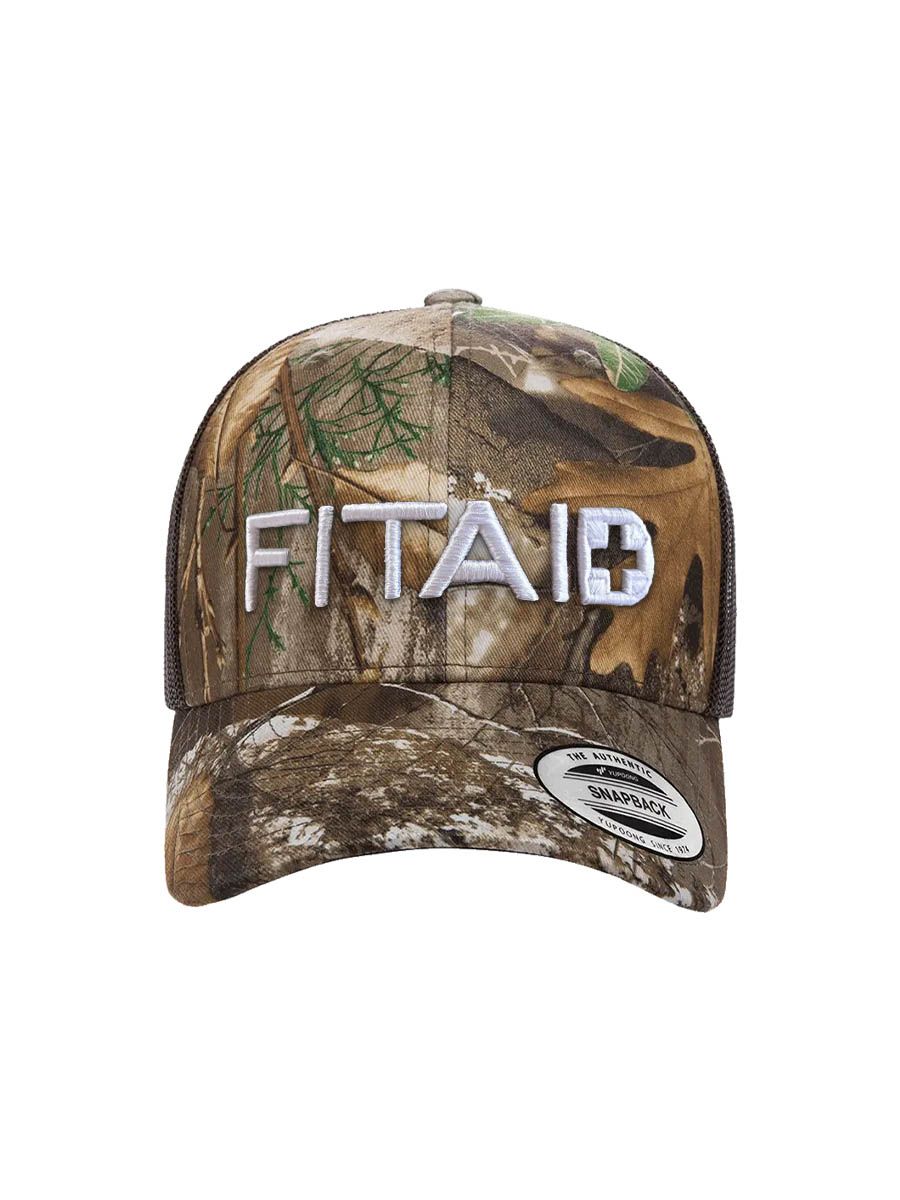 FITAID Mesh Back Hat - Real Tree/White