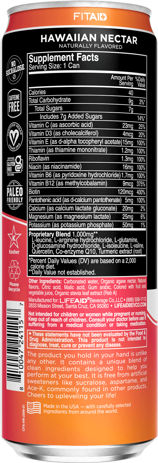 FITAID HAWAIIAN NECTAR - 12 PACK